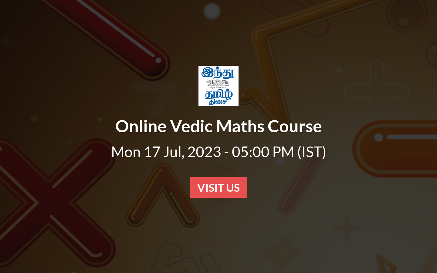 Online Vedic Maths Course